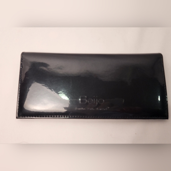 Beijo | Bags | Beijo Smokey Gray Patent Leather Wallet | Poshmark